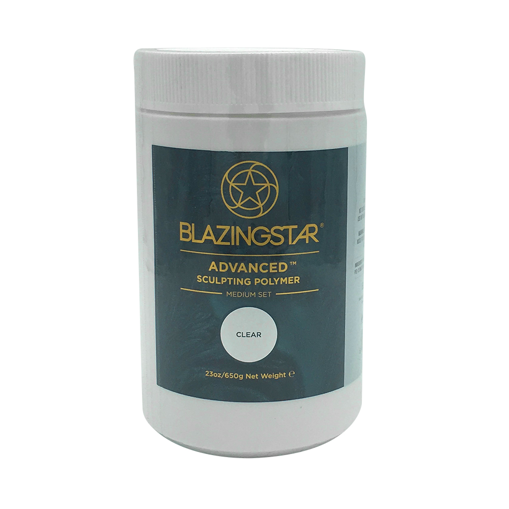 BLAZING STAR Acrylic Powder – Medium Set – Clear (23oz) - HCJ Nails Supply