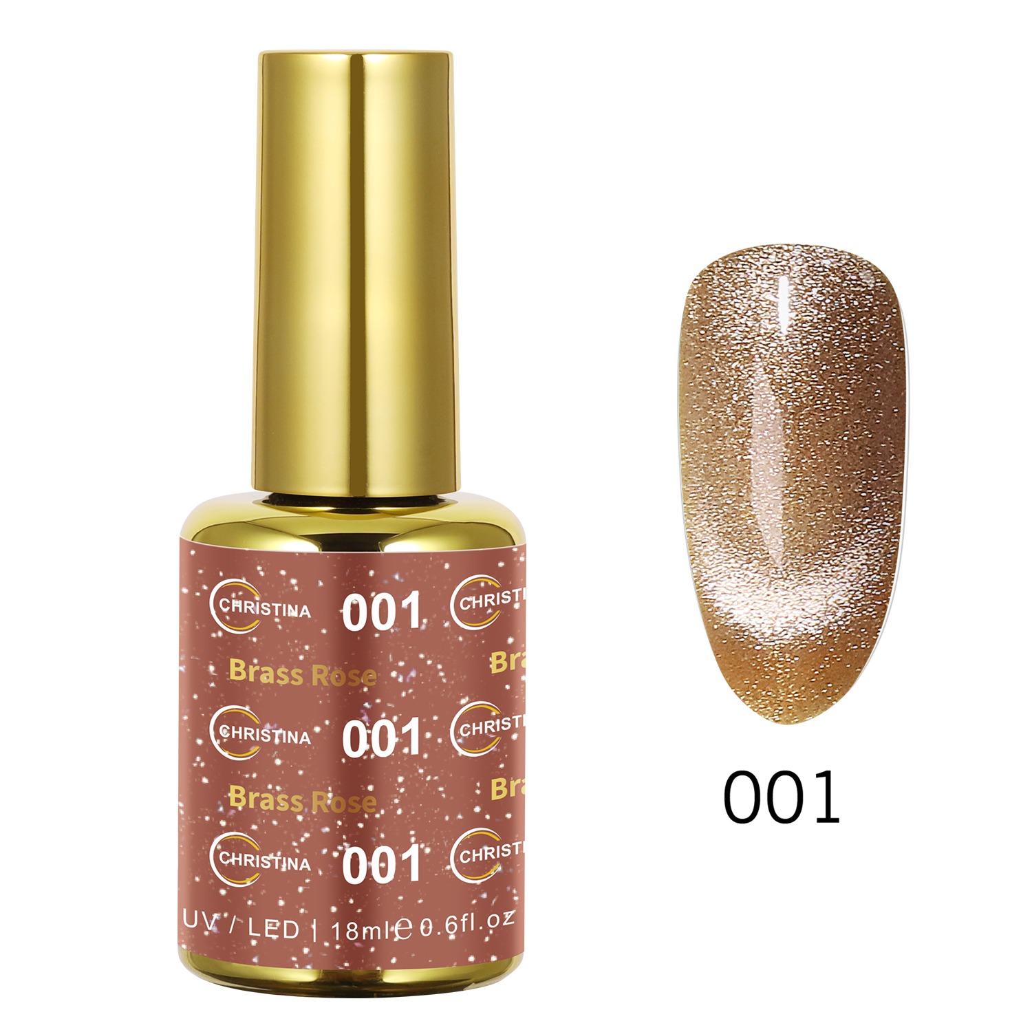 001- Crystal cat eye gel 18ml - HCJ Nails Supply